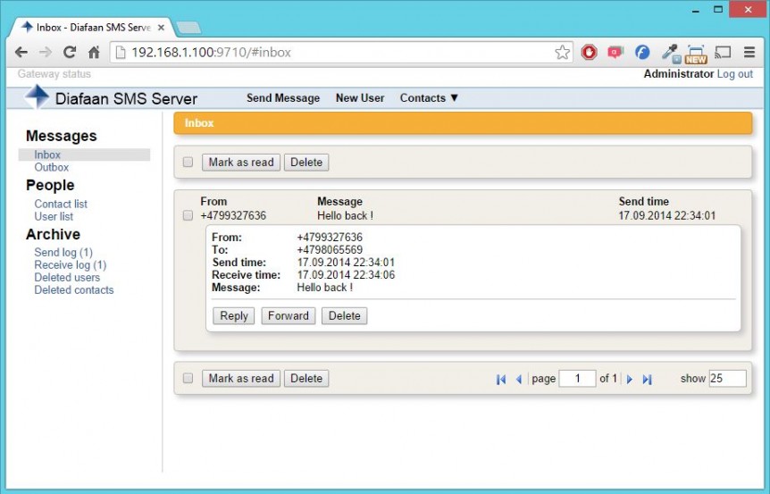 Create your own SMS Server/Gateway - Robert Andresen