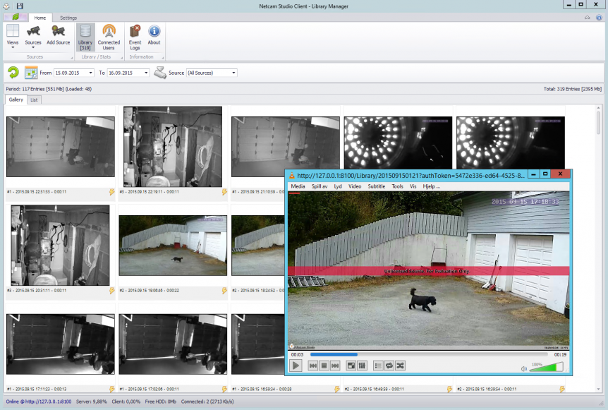 Video surveillance: Netcam Studio - Robert Andresen