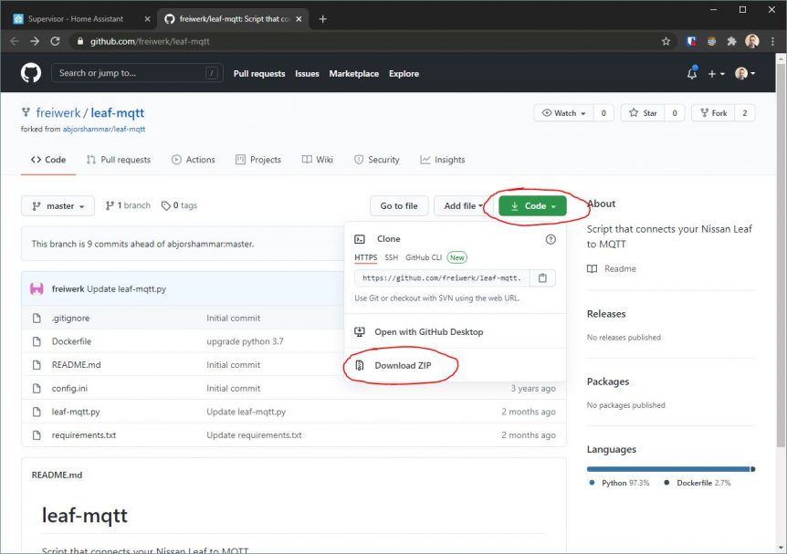 Home Assistant - Leaf-MQTT - Robert Andresen